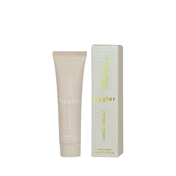 Huxter | Hand Cream | Sea Salt & Cedarwood 35ml – Little Motto Designs