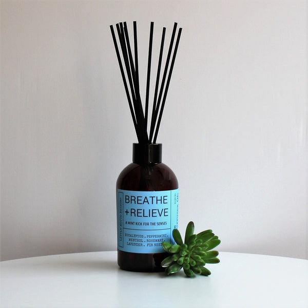 Artisan Reed Diffuser | BREATHE & RELIEVE | Amber Brights | Room Fragr ...