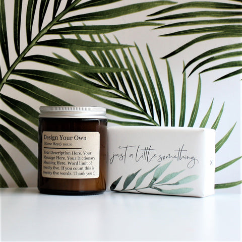 Little Motto Designs - Personalise Your Own Soy Candles & Gift Hampers